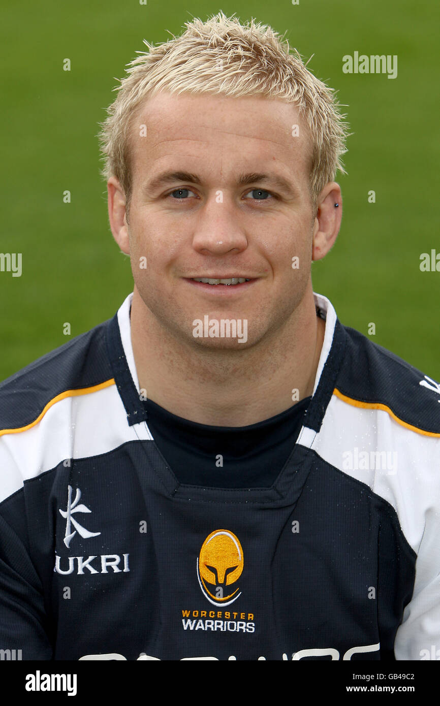 Rugby Union - Worcester Photocall - Sixways Stadium Stock Photo - Alamy