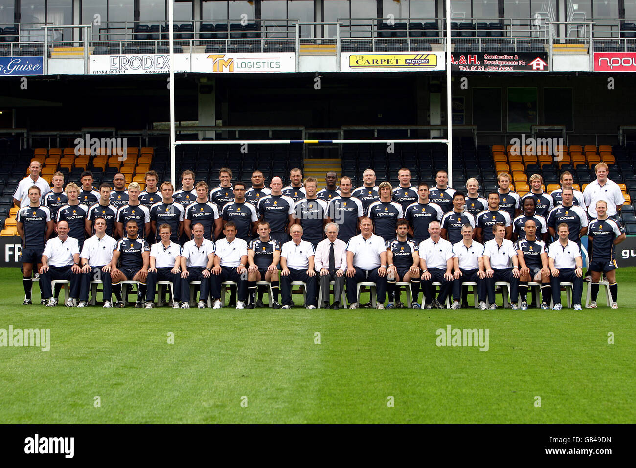 Rugby Union - Worcester Photocall - Sixways Stadium Stock Photo - Alamy