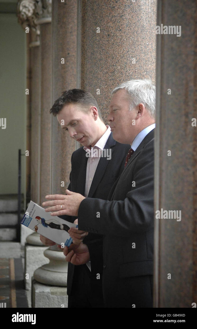 Festival director graeme farrow left cormack mccarthy hi-res stock ...