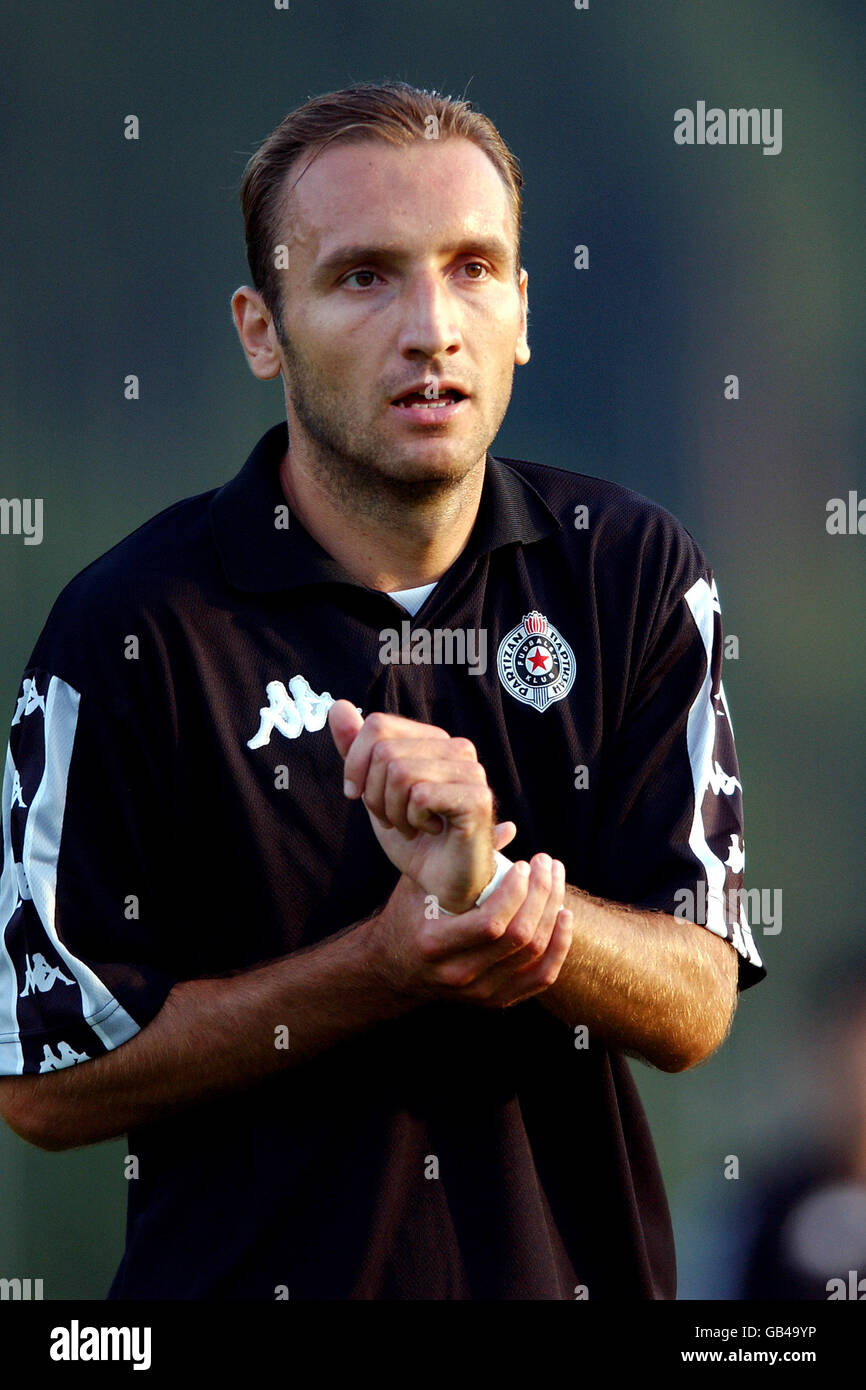Soccer - Friendly - Grasshopper Zurich v Partizan Belgrade. Damir Cakar ...