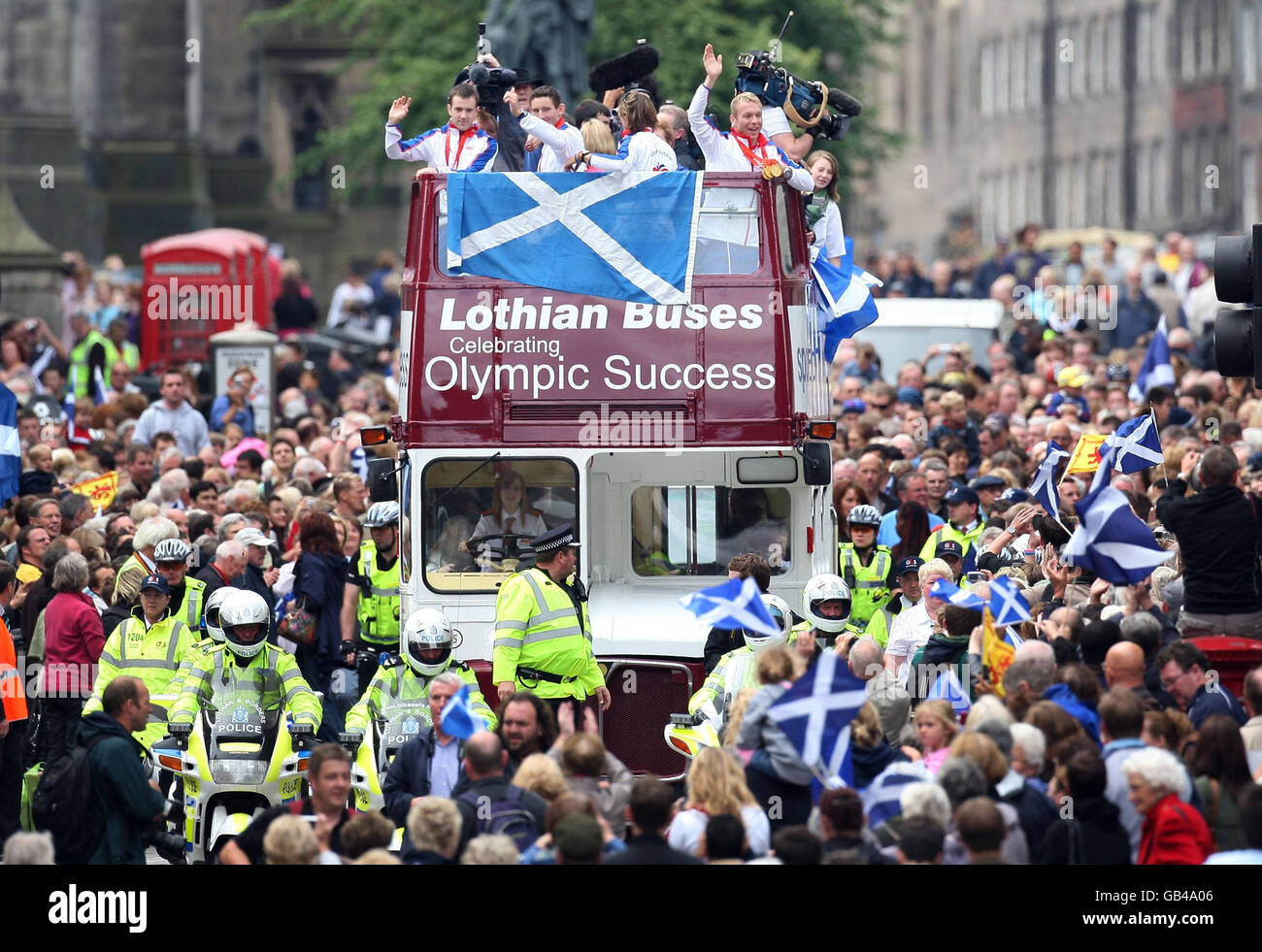 Olympics - Scottish Medalists Parade - Edinburgh. Scotland's Olympic ...