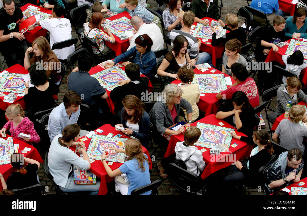 Monopoly enthusiasts play the first-ever international Monopoly edition ...