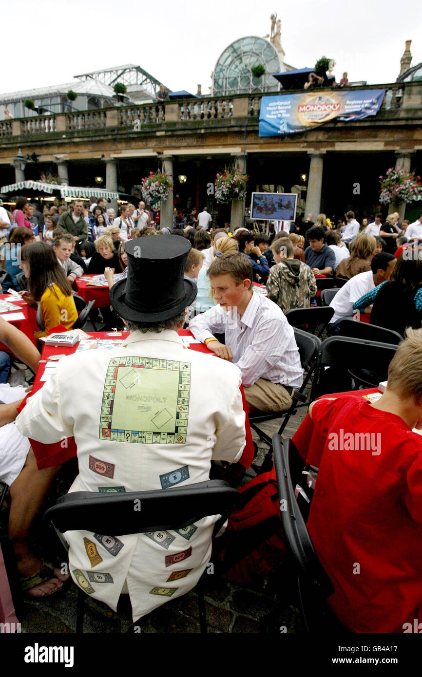 First-ever international Monopoly edition game board Stock Photo - Alamy