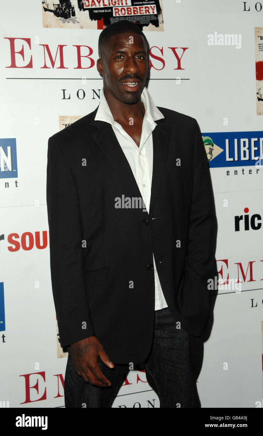 Daylight Robbery UK Premiere - London Stock Photo - Alamy