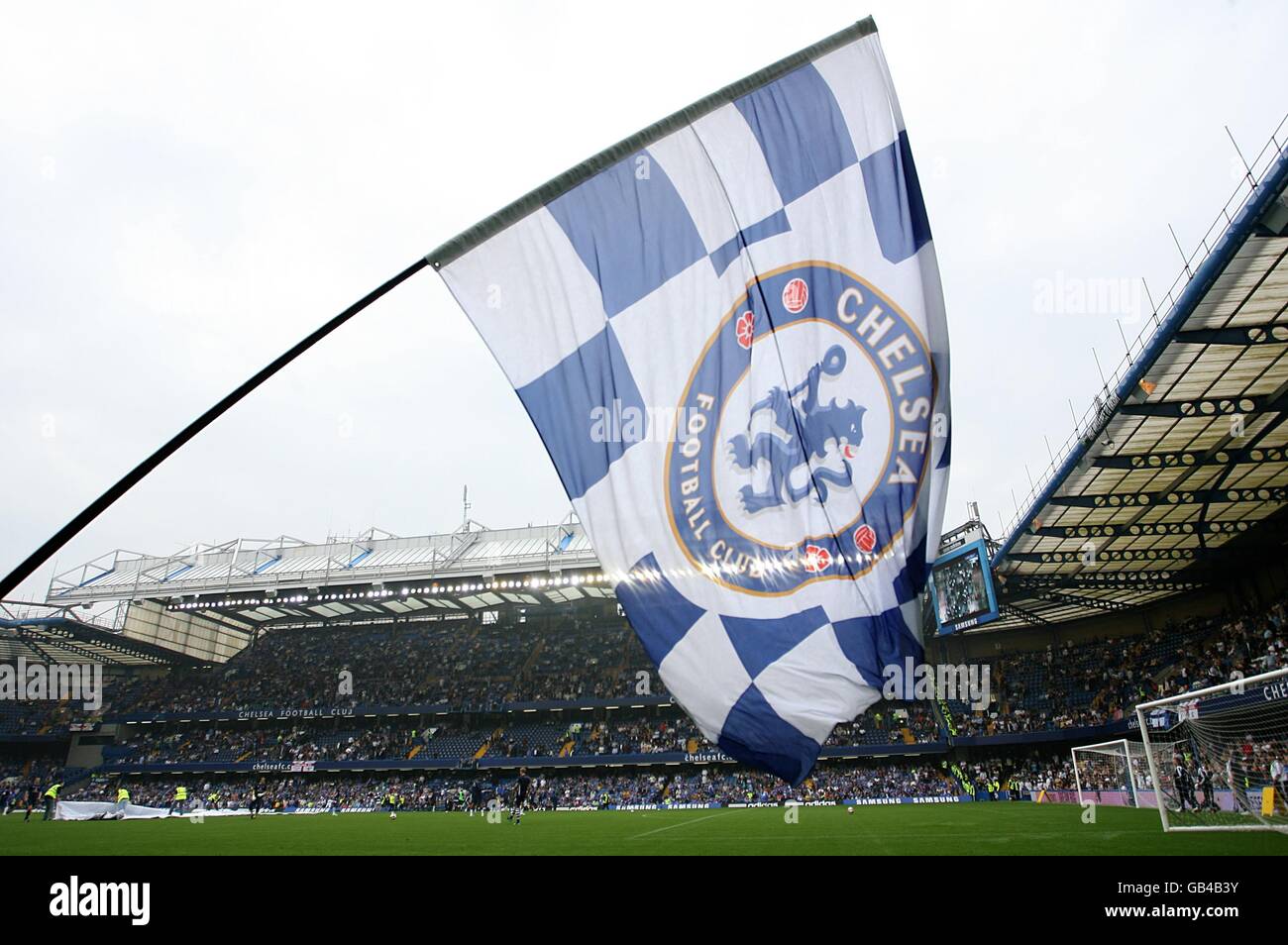 Chelsea flag stamford bridge hi-res stock photography and images - Alamy