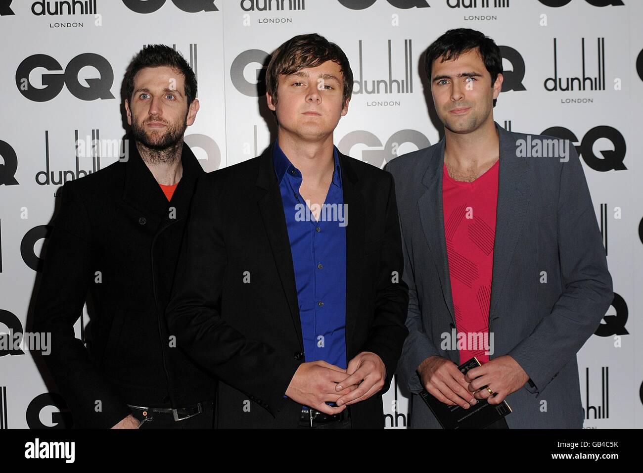 Tim Rice-Oxley (r), Tom Chaplin (c) and Richard Hughes from Keane ...