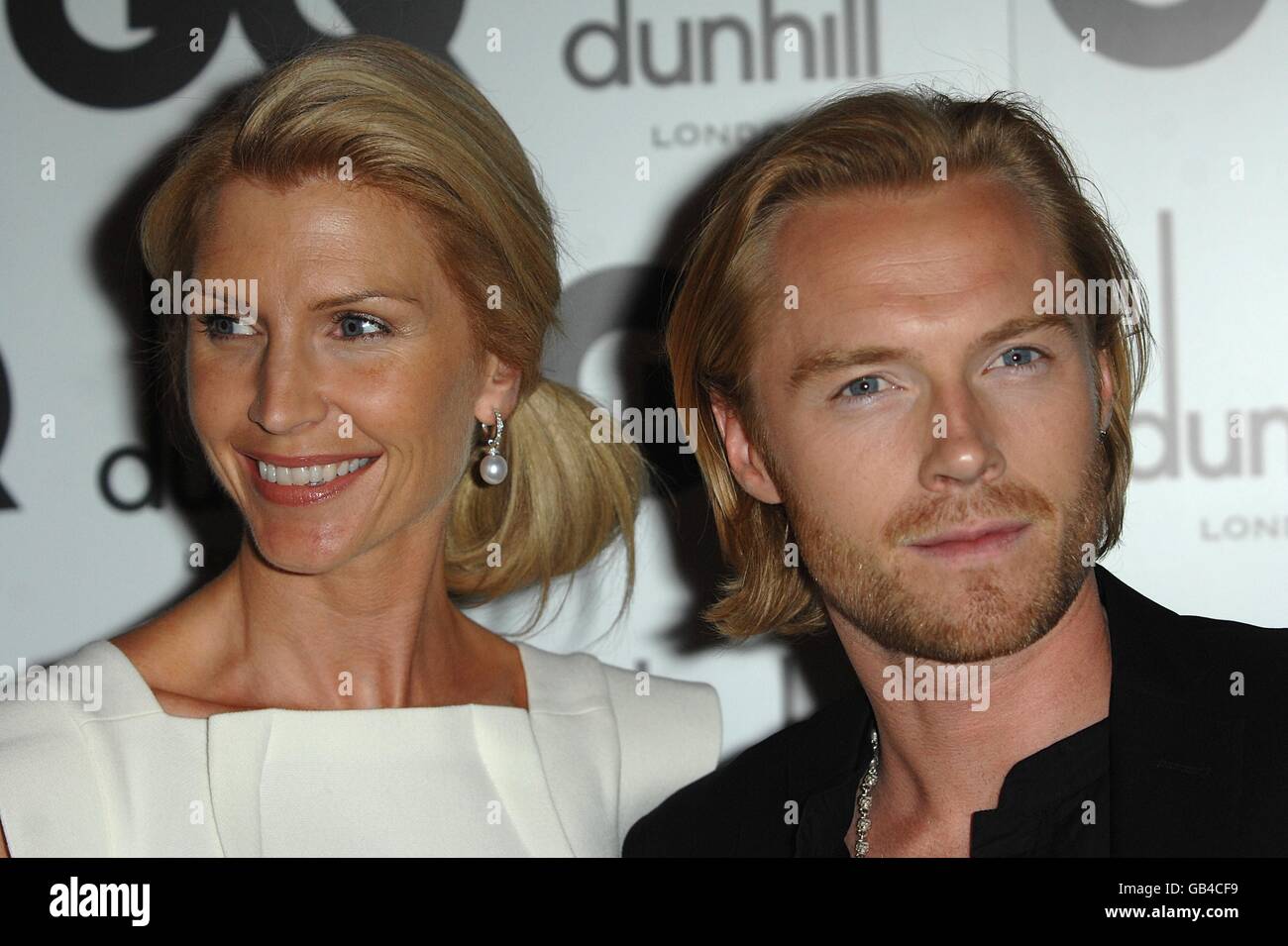 Ronan keating wife yvonne arrive gq men year awards 2008 hi-res stock ...