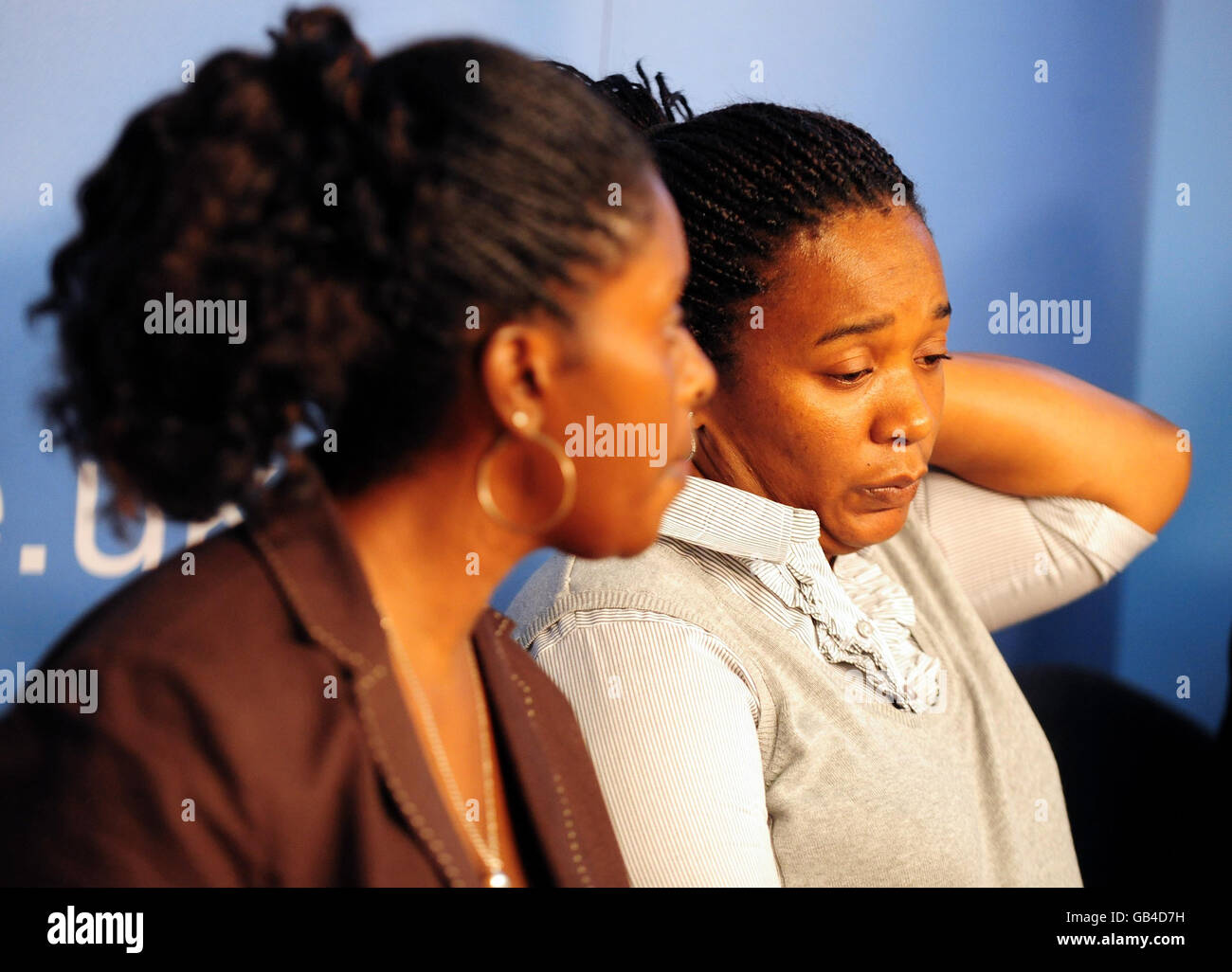 Stephon Davidson's mother Maxine Sharp (right) and Godmother Paulette ...