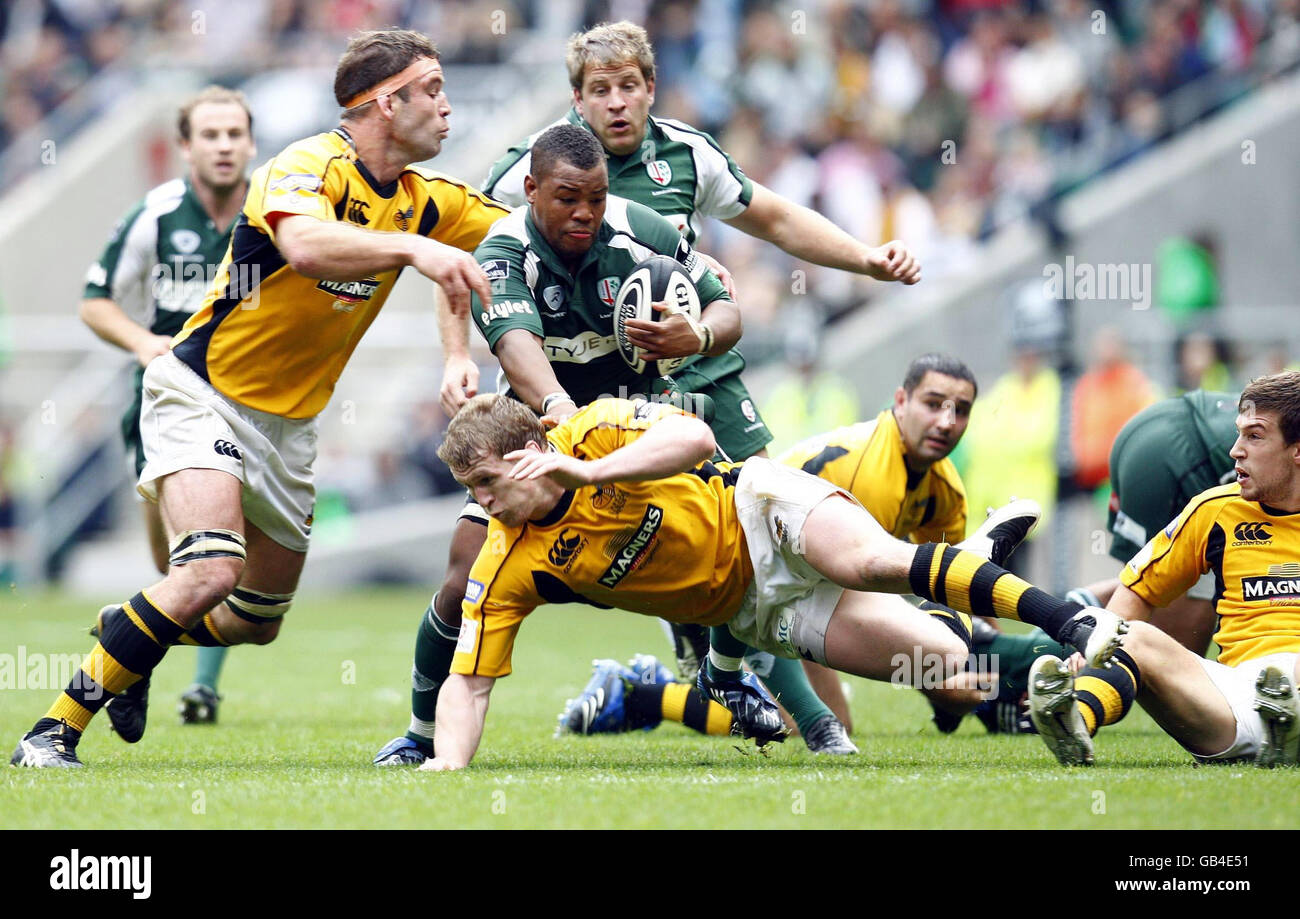 Rugbyu london irish full length action ball tackle tackling england hi ...