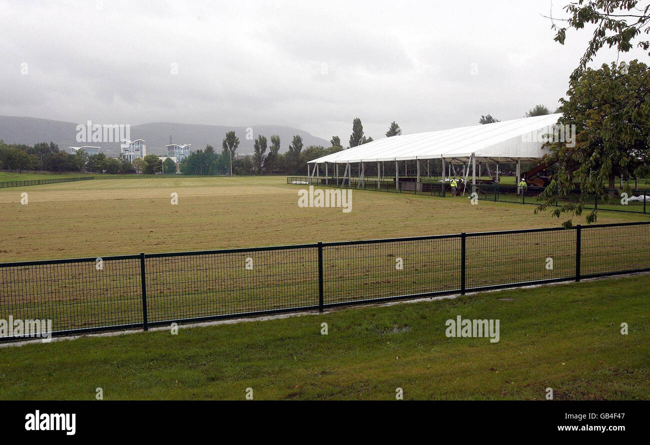New Gaelic Games pitch unveiled Stock Photo - Alamy