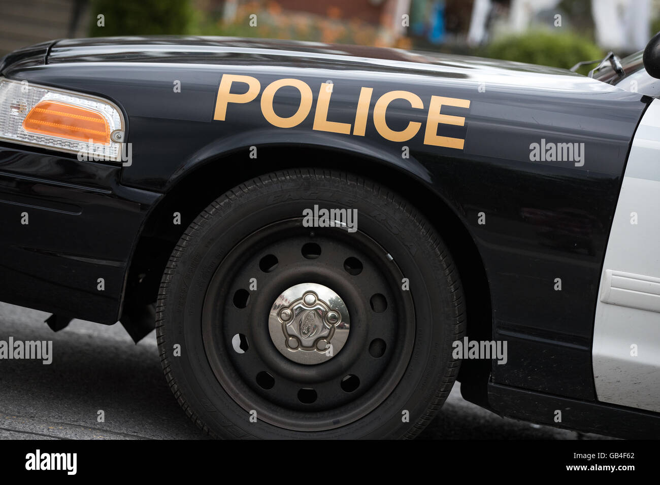 An O.P.P. police cruiser in Tamworth, Ont., on July 1, 2016 Stock Photo ...