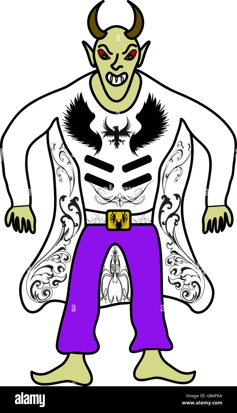 Daemon horns Stock Vector Images - Alamy