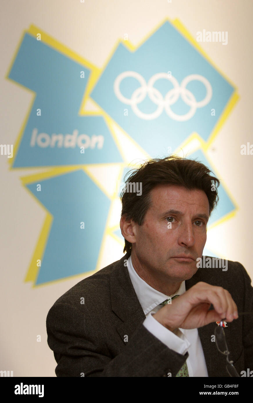 Seb Coe, Chairman of the London Organising Committee for the Olympic ...