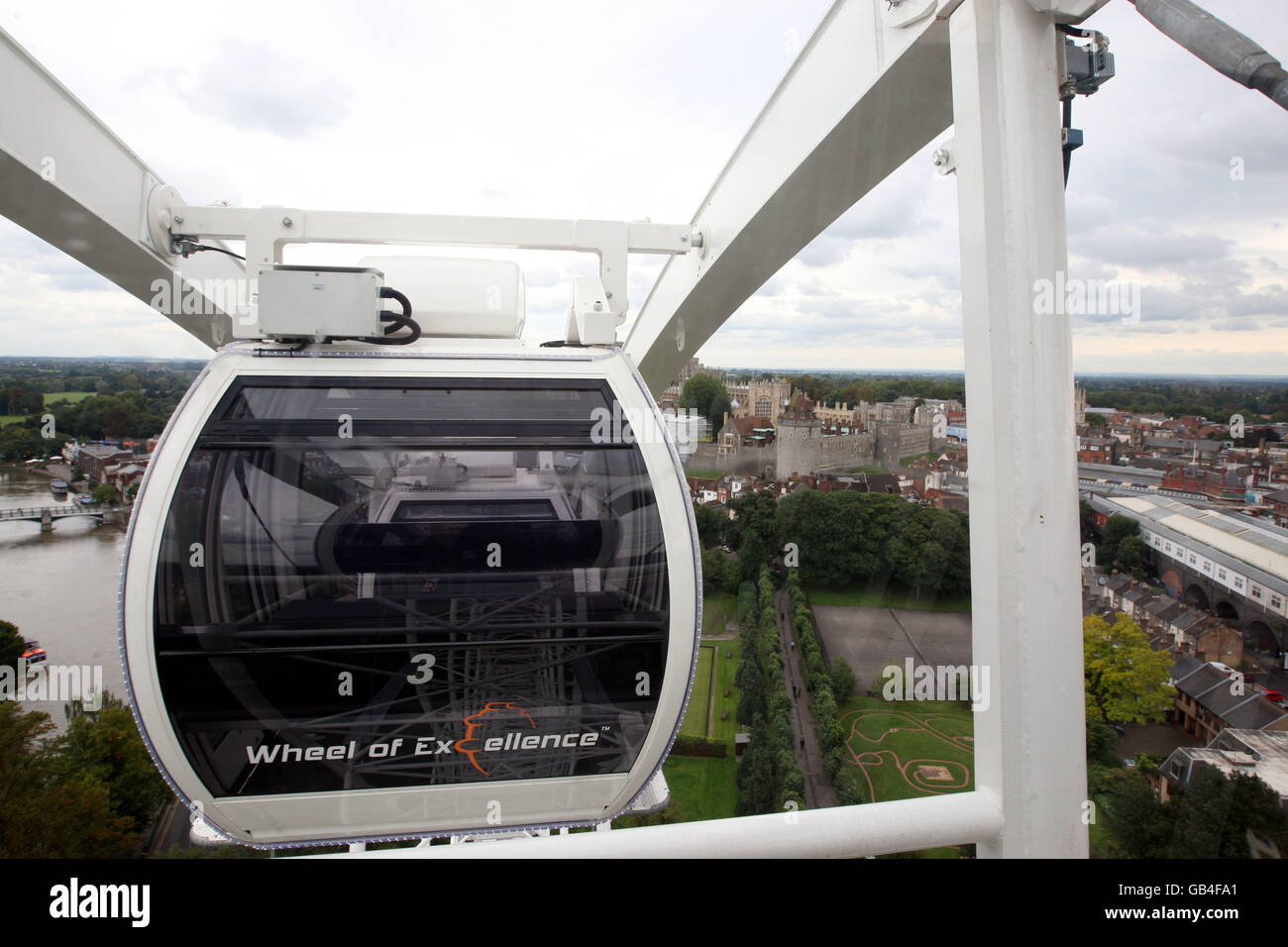 Royal Windsor Wheel - Alexandra Gardens Stock Photo - Alamy