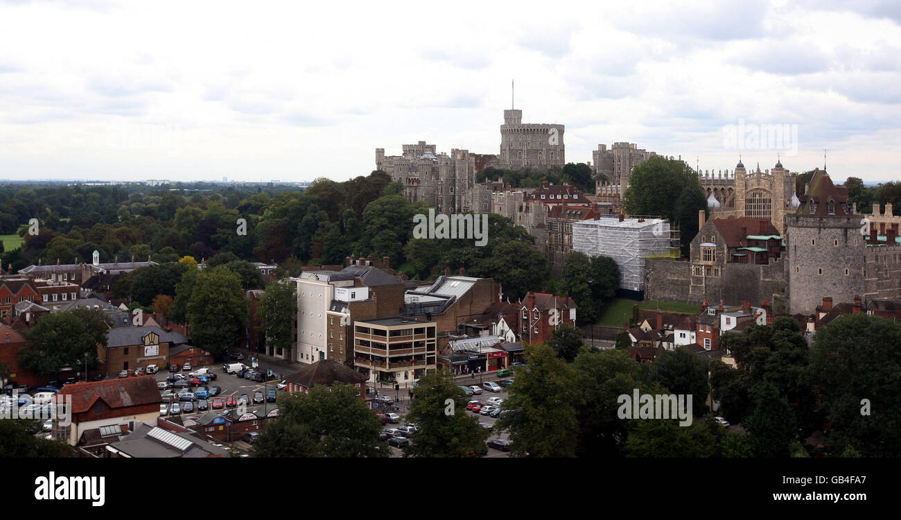 Royal Windsor Wheel - Alexandra Gardens Stock Photo - Alamy