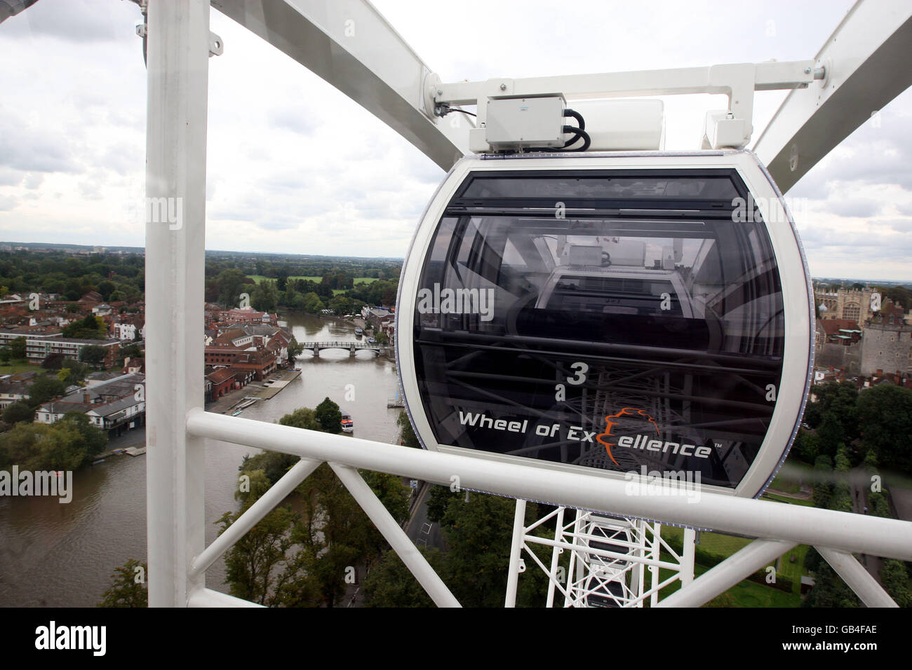 Royal Windsor Wheel - Alexandra Gardens Stock Photo - Alamy