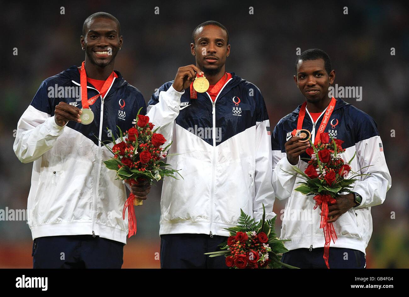 Usas gold medalist angelo taylor centre hi-res stock photography and ...