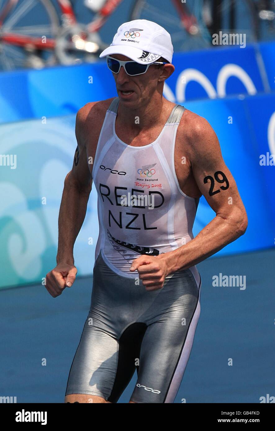 New Zealand's Shane Reed during the Men's Triathlon at the Triathlon ...
