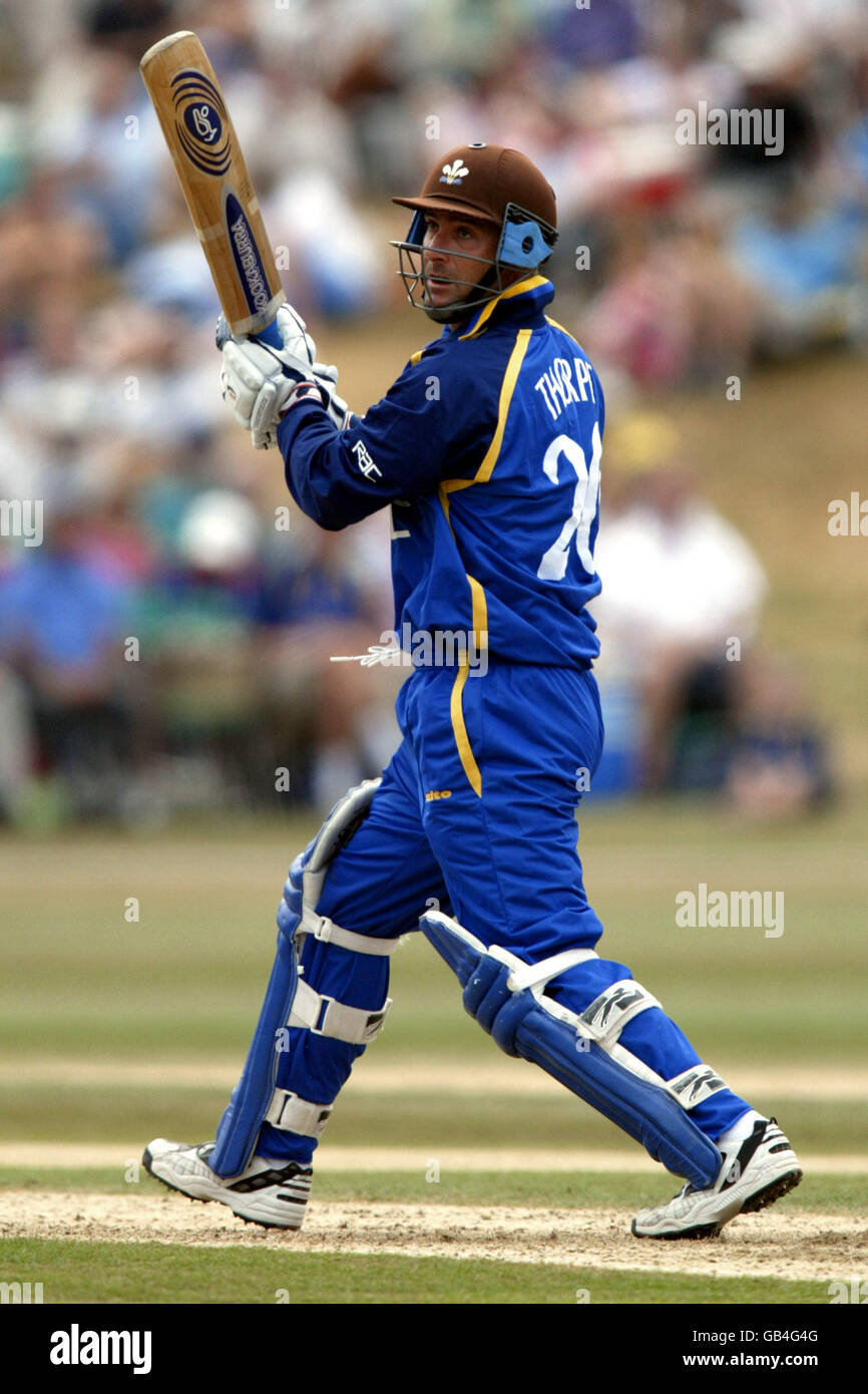 Sport cricket graham thorpe hi-res stock photography and images - Alamy