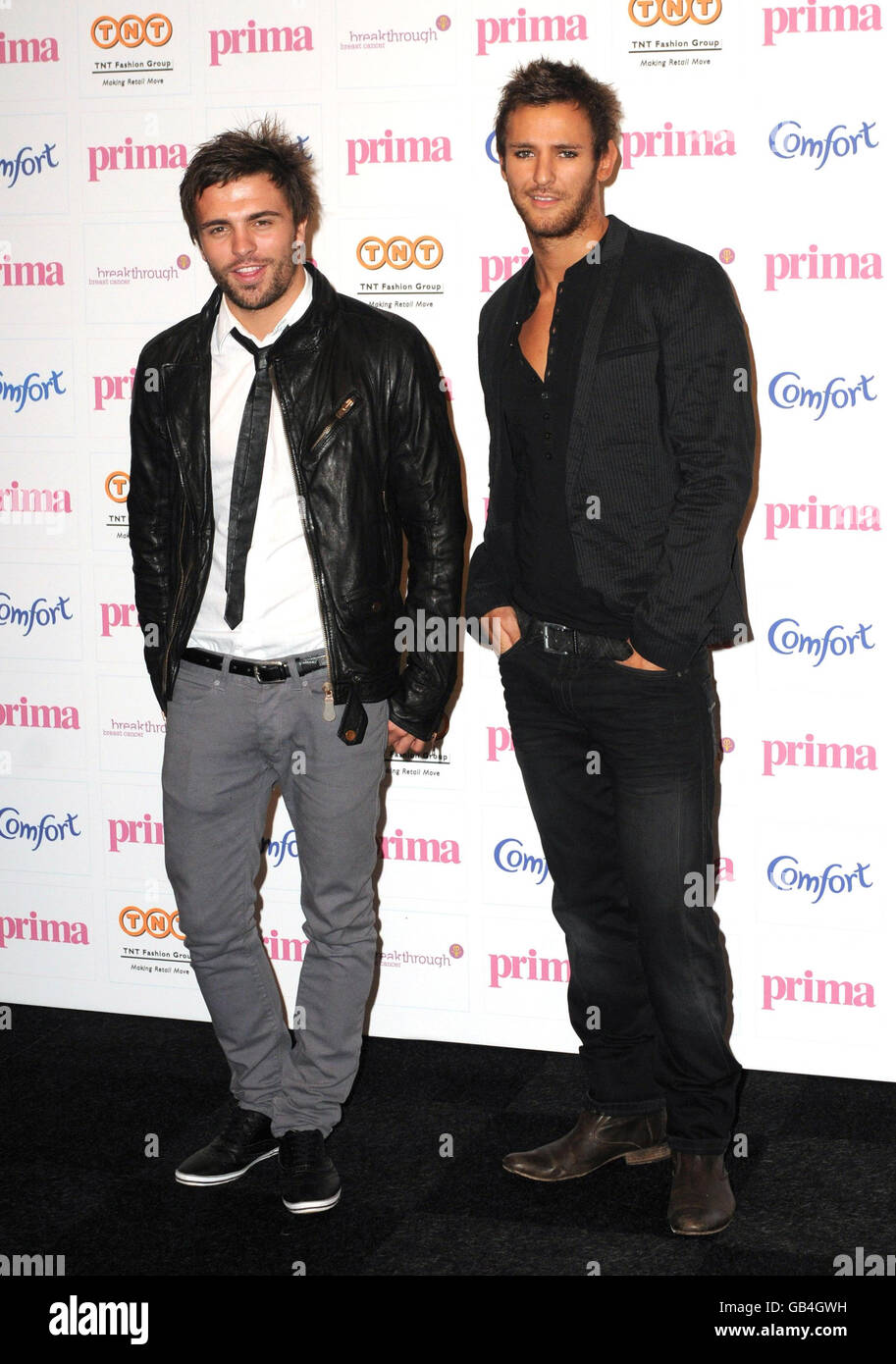 Dale Howard (left) and Stuart Pilkington arrive for the 2008 Comfort ...