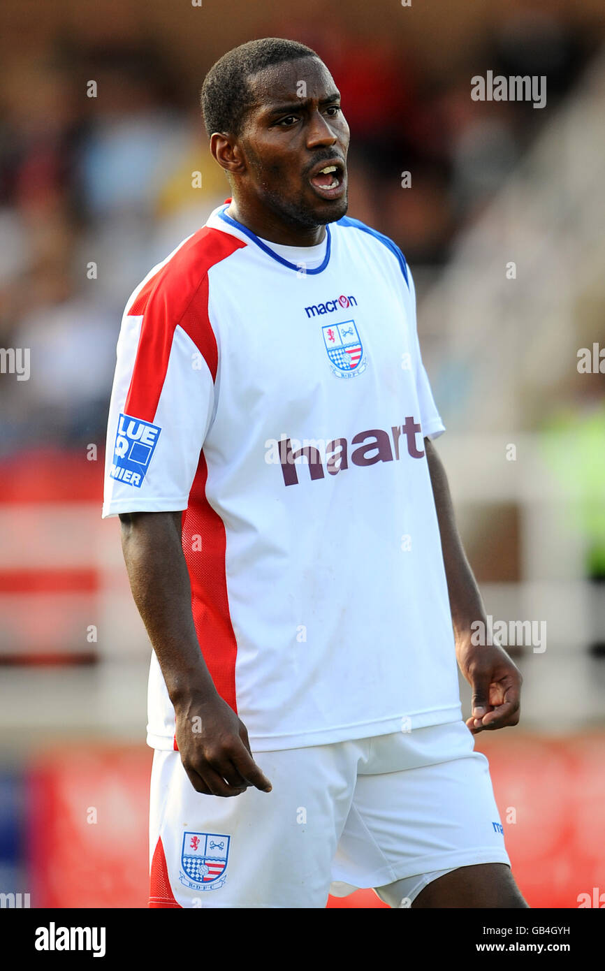 Soccer blue square premier league rushden diamonds wrexham nene park hi ...