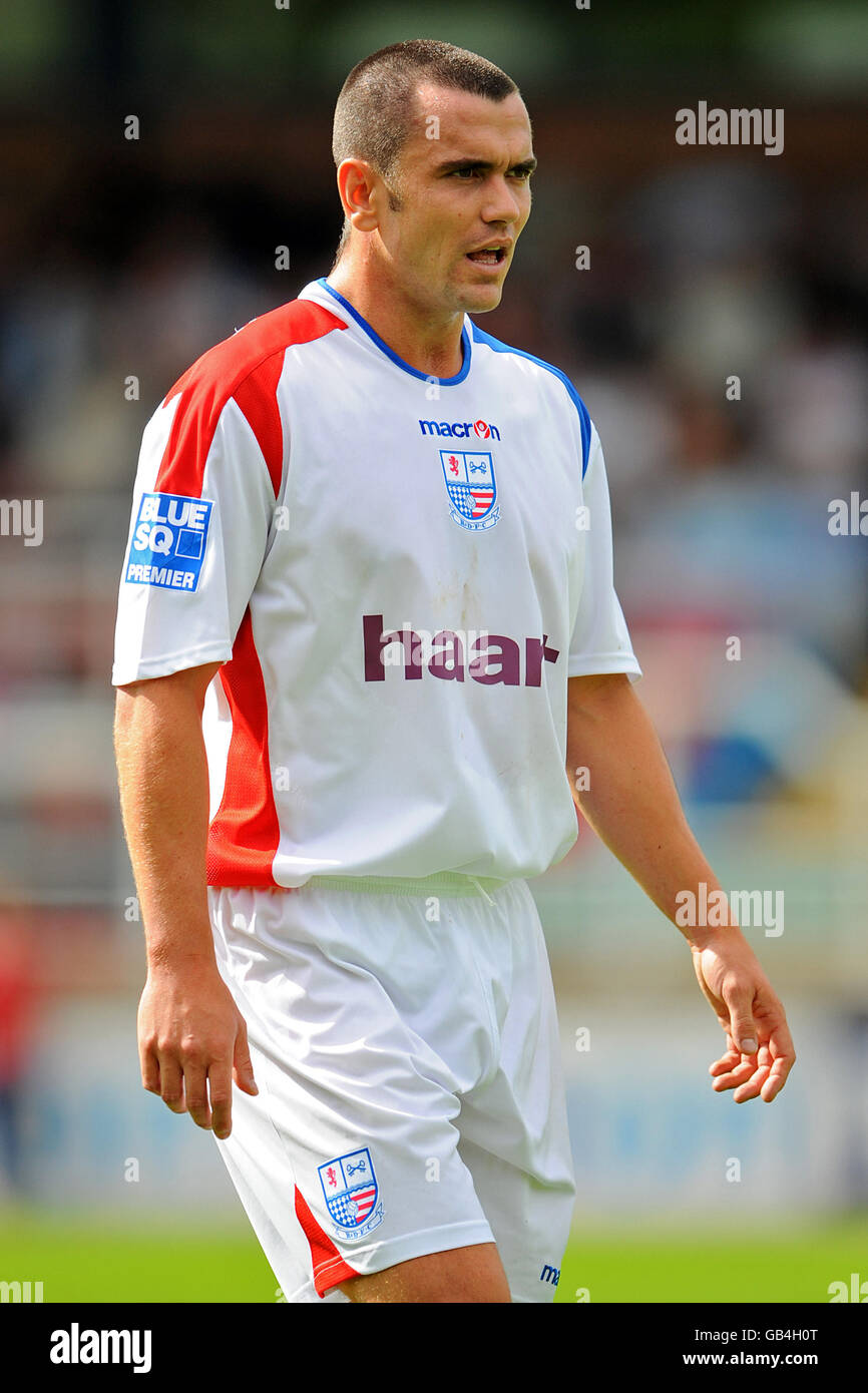 Soccer blue square premier league rushden diamonds wrexham nene park hi ...