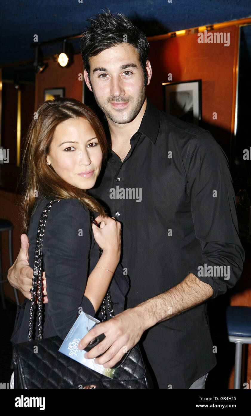 Rachel Stevens and boyfriend Alex Bourne attending the world premiere ...