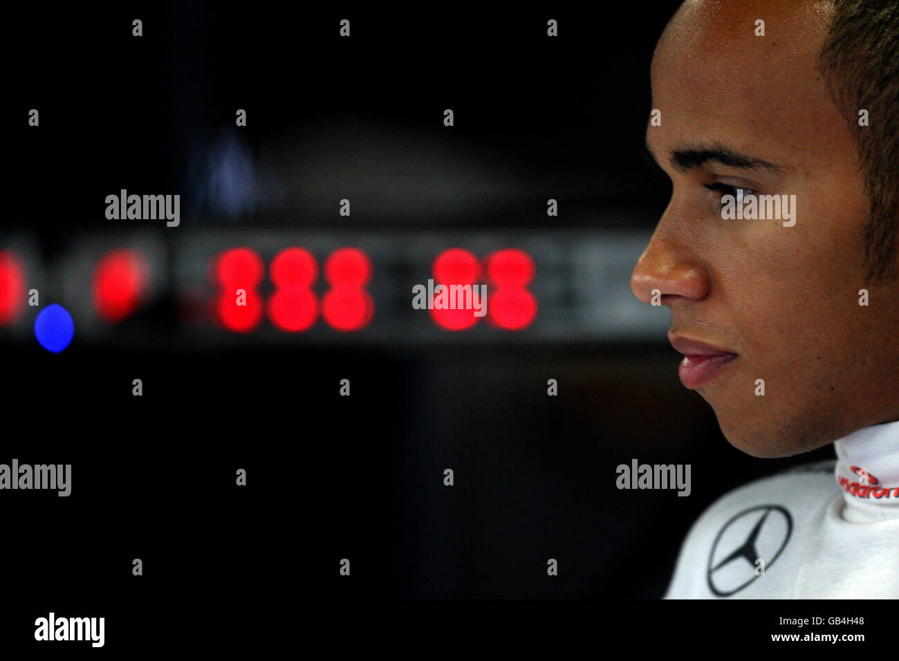 F1 headshot head shot portrait lewishamiltoncollection hi-res stock ...