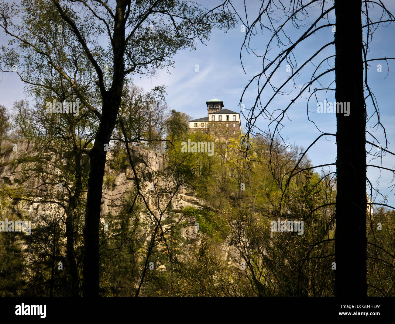 Burg Hohnstein in der Sächsichen Schweiz Stock Photo - Alamy