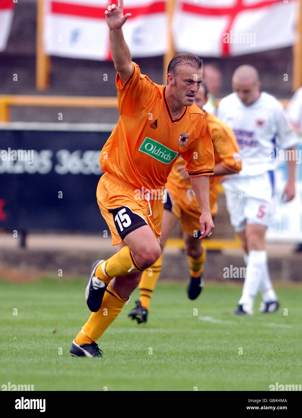 Boston uniteds neil redfearn celebrates scoring hi-res stock ...