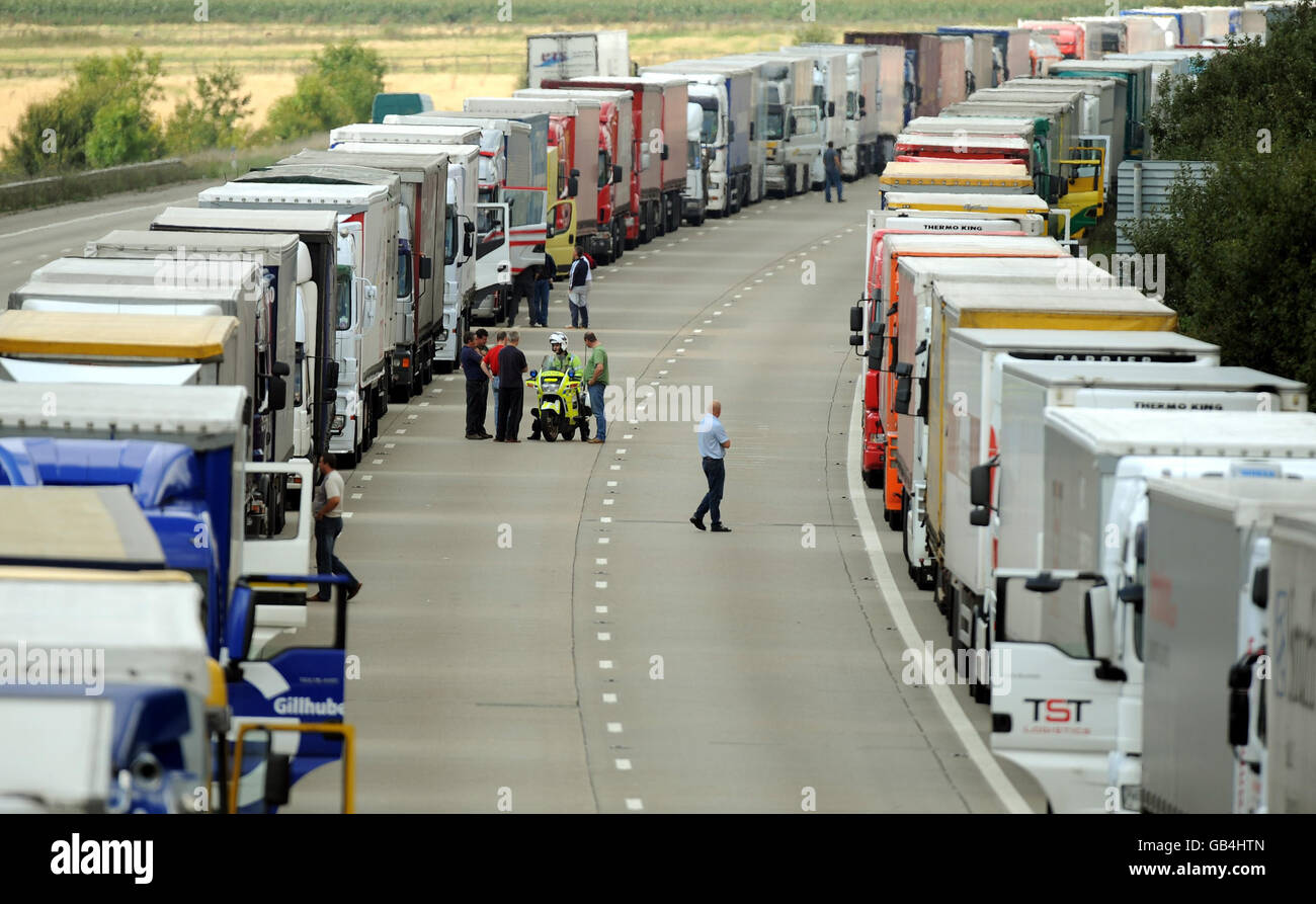 Channel Tunnel Fire Stock Photo - Alamy