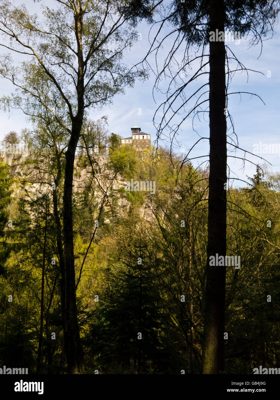 Burg Hohnstein in der Sächsichen Schweiz Stock Photo - Alamy