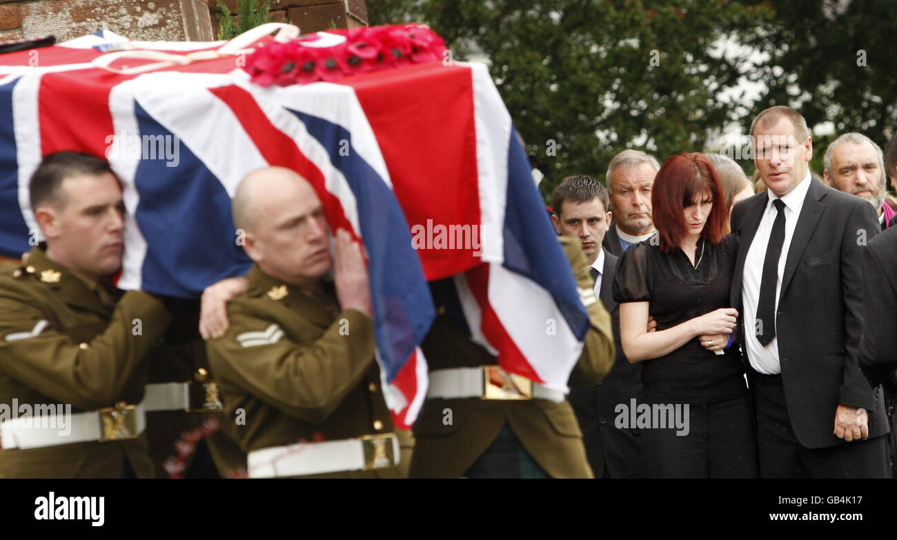 Funeral for Corporal Barry Dempsey Stock Photo - Alamy