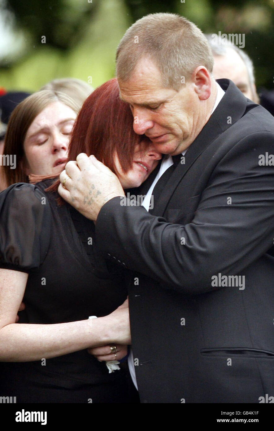 Funeral for Corporal Barry Dempsey Stock Photo - Alamy