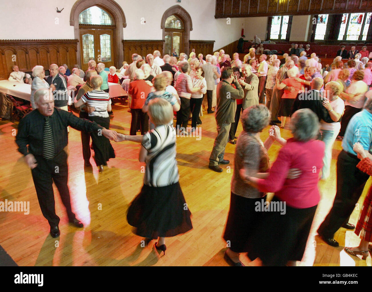 The start of the annual tea dance at the Guildhall in Londonderry ...