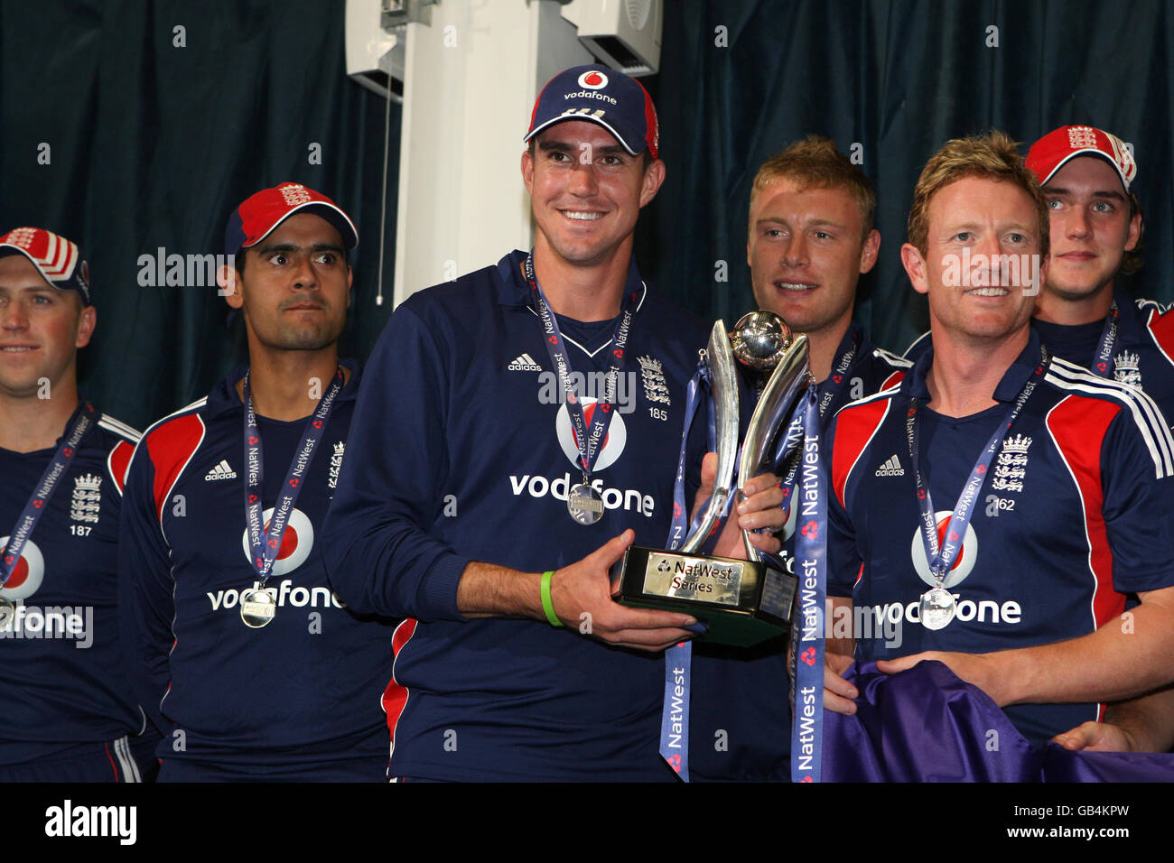 Cricket trophy one day international england south africa hi-res stock ...