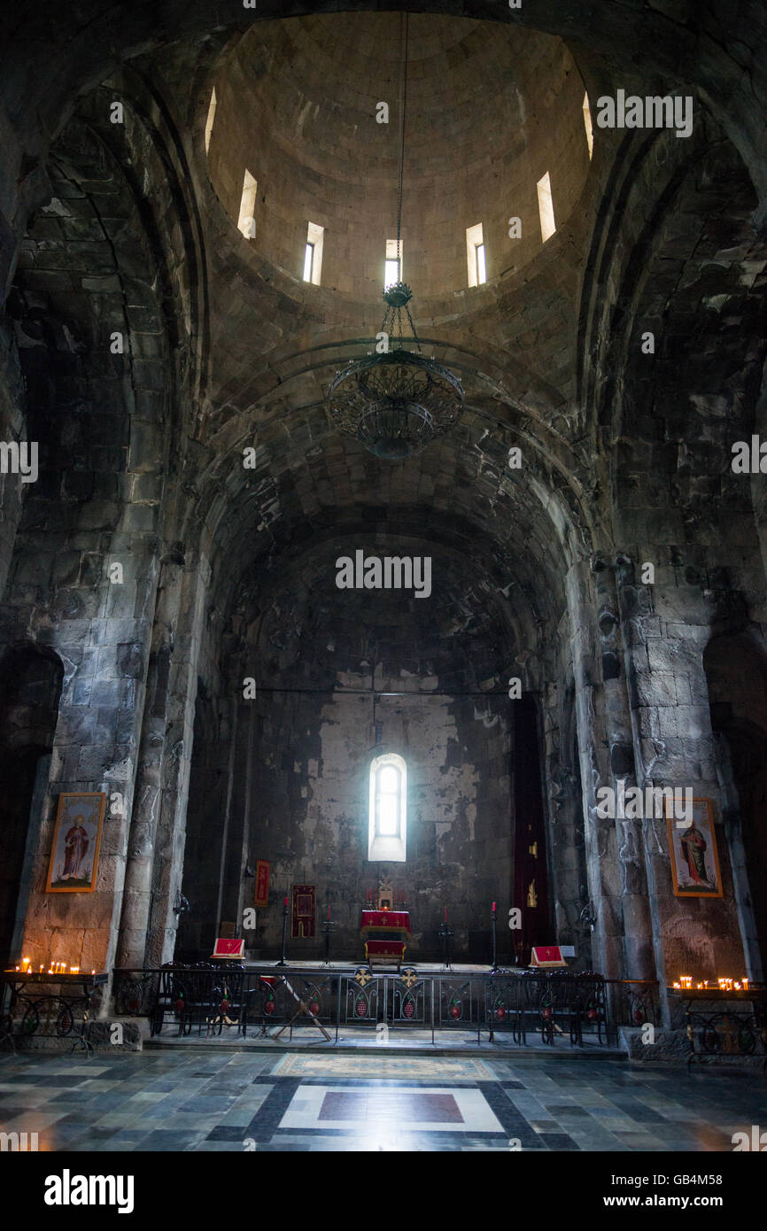 Interior of St. Paul and Peter church at Tatev monastery in Armenia ...