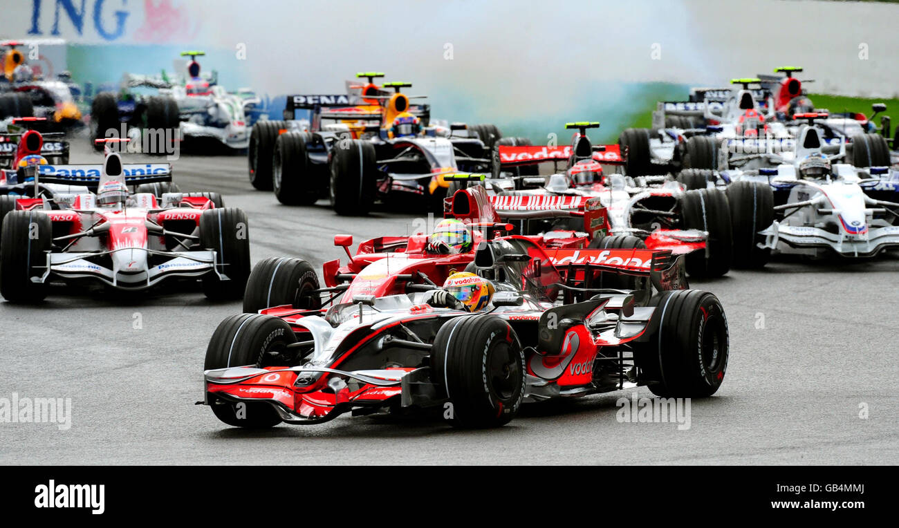 Formula One Motor Racing - Belgian Grand Prix - Spa Francorchamps Stock ...
