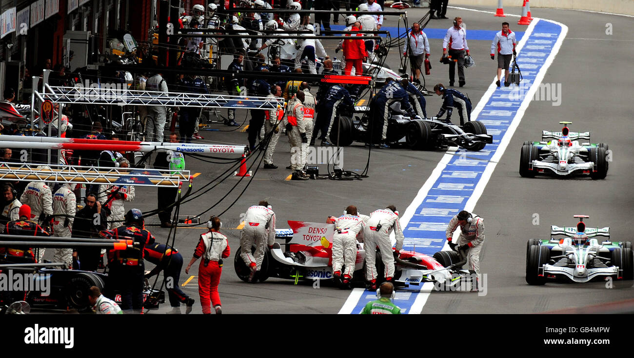 Formula one motor racing belgian grand prix hi-res stock photography ...