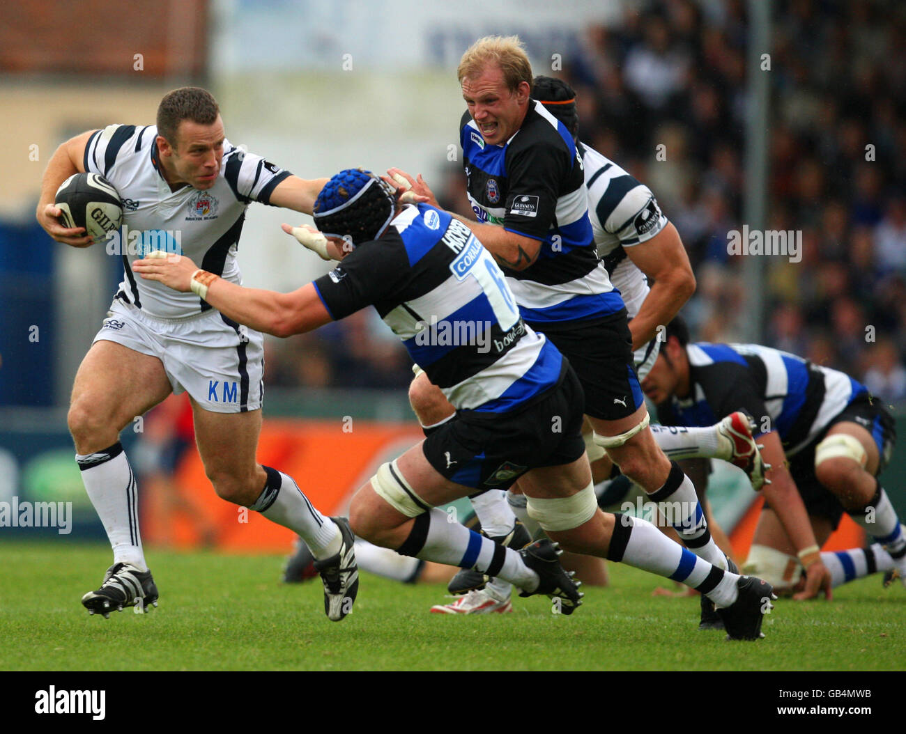 Bristols kevin maggs is put under pressure from baths stuart hi-res ...