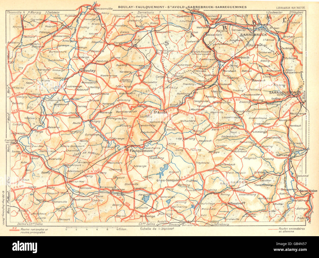 Map of boulay moselle hi-res stock photography and images - Alamy