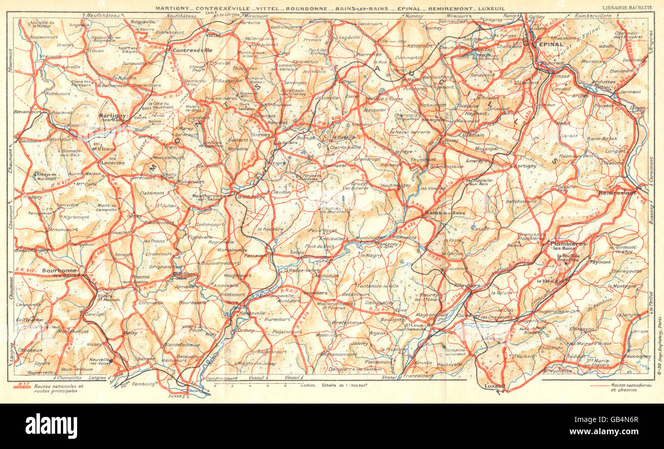 Map of epinal hi-res stock photography and images - Alamy