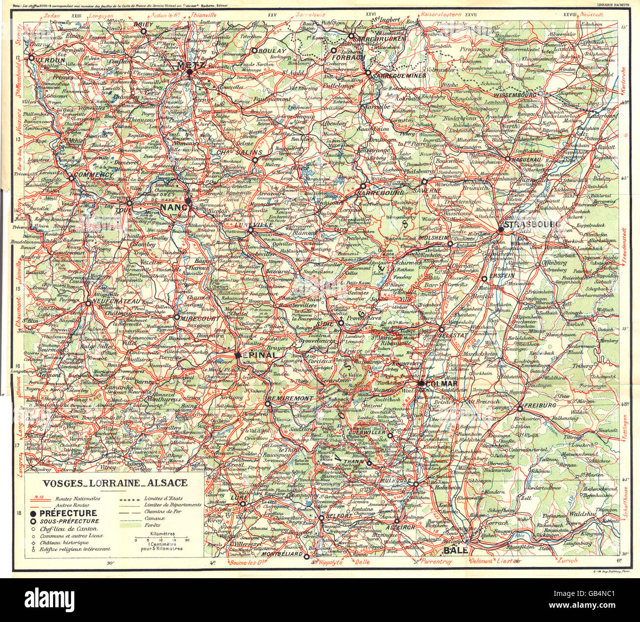 Map Of Lorraine High Resolution Stock Photography and Images - Alamy