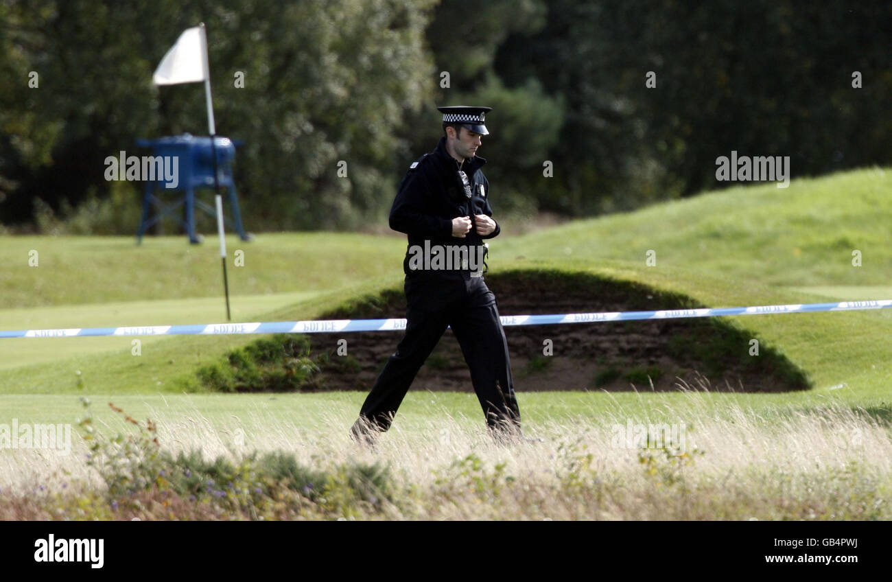 Where a burnt body was discovered at around 6 40am hi-res stock ...