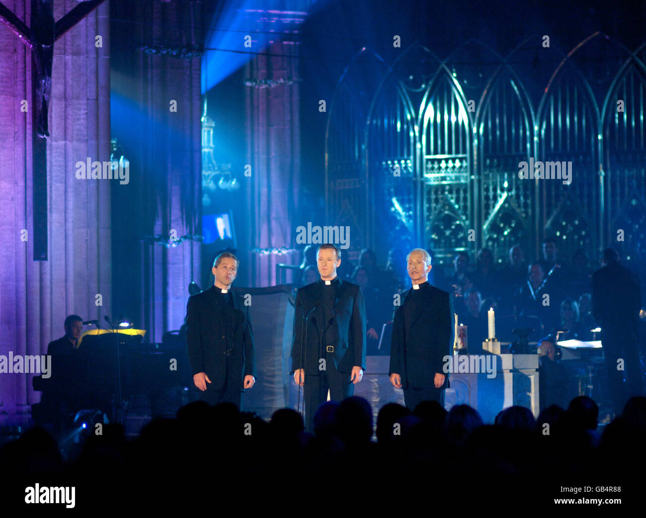 The Priests debut concert - Ireland Stock Photo - Alamy