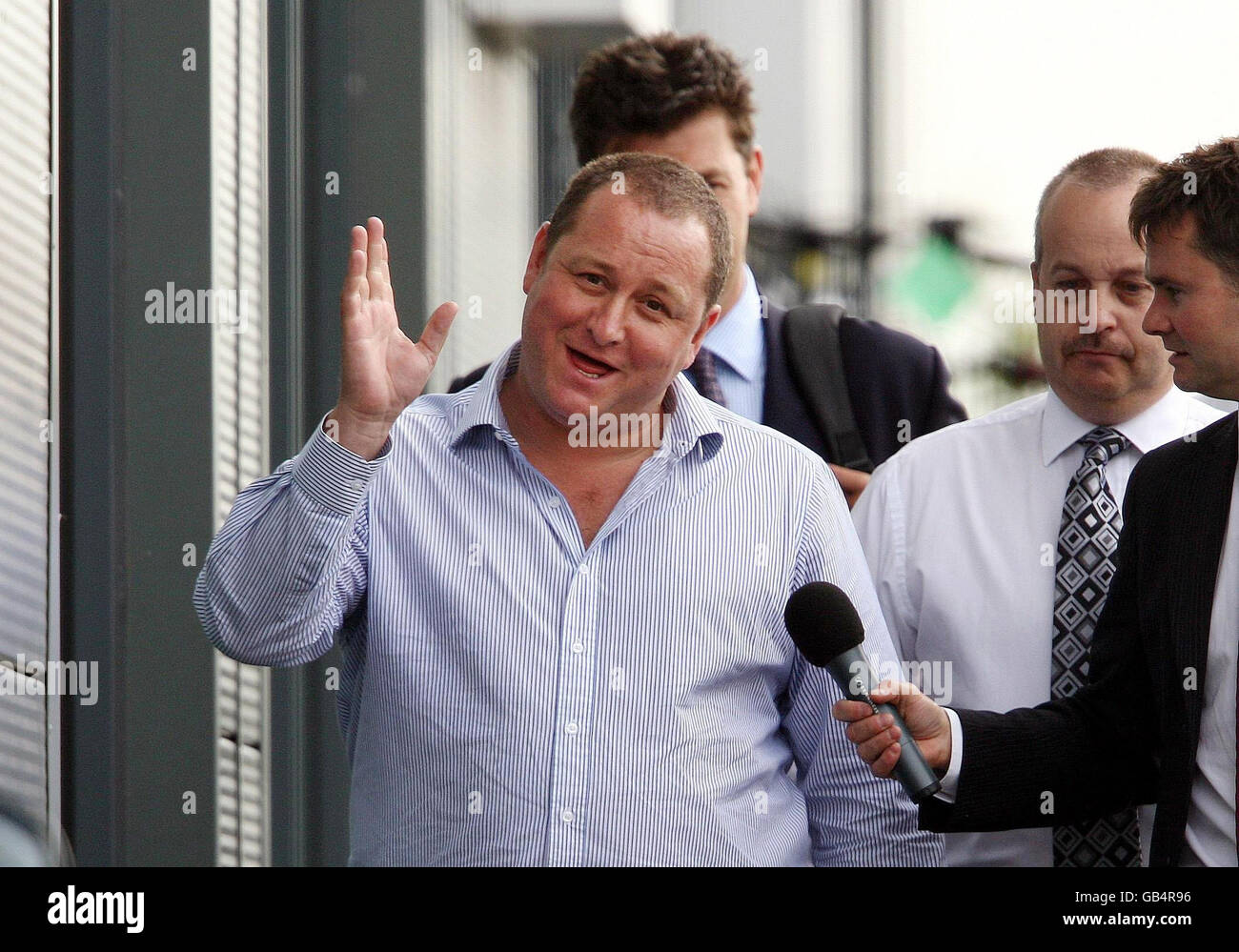 Mike Ashley, owner of Newcastle United football club, leaves the AGM of ...