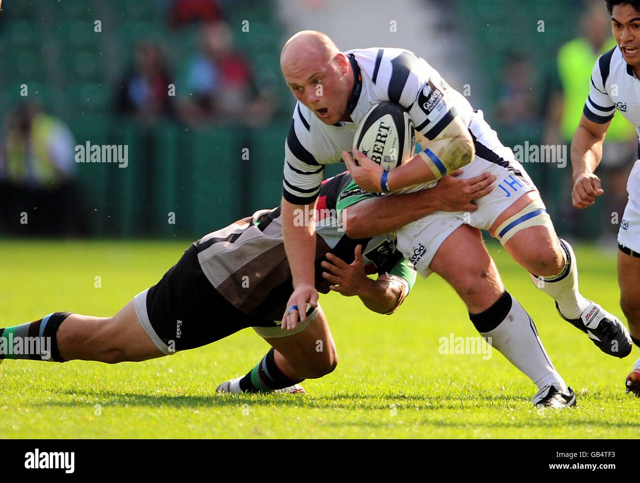 Bristol rugbys jason hobson in action hi-res stock photography and ...