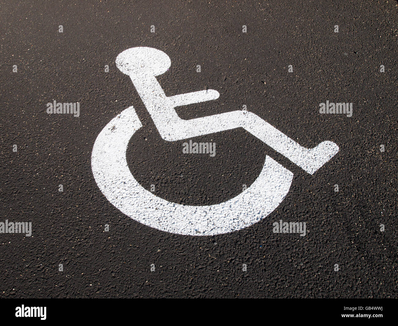 Handicap sign hi-res stock photography and images - Alamy