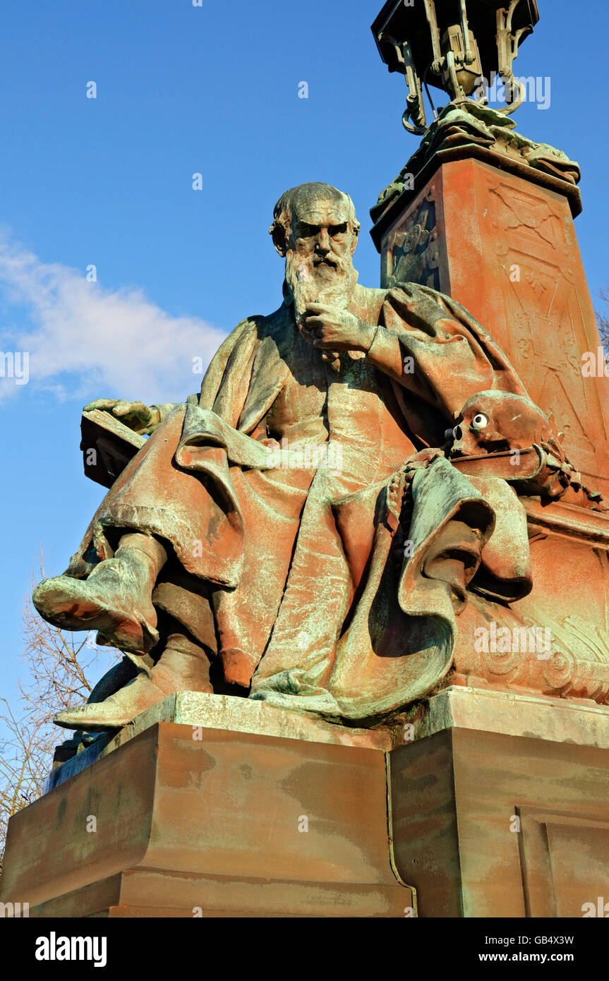 "Philosophy" statue on Kelvin Way Bridge, Kelvingrove Park, Glasgow ...