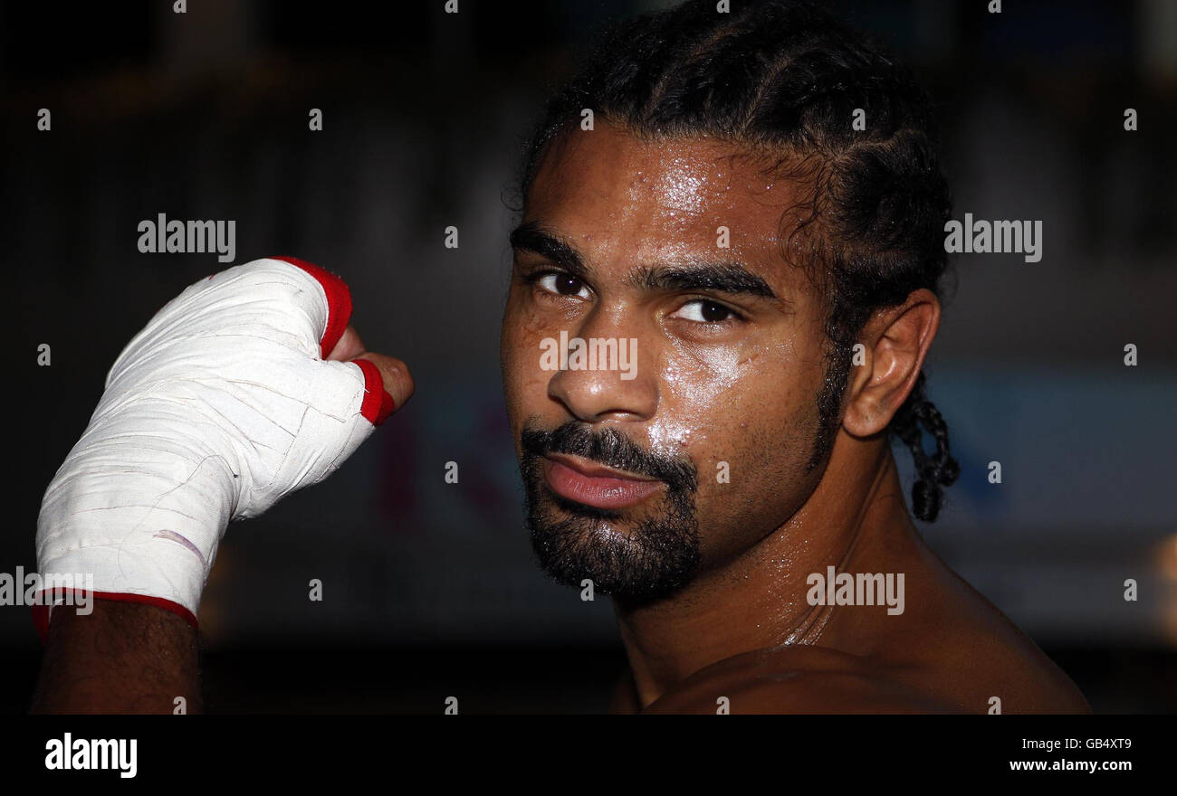 David haye poses hi-res stock photography and images - Alamy